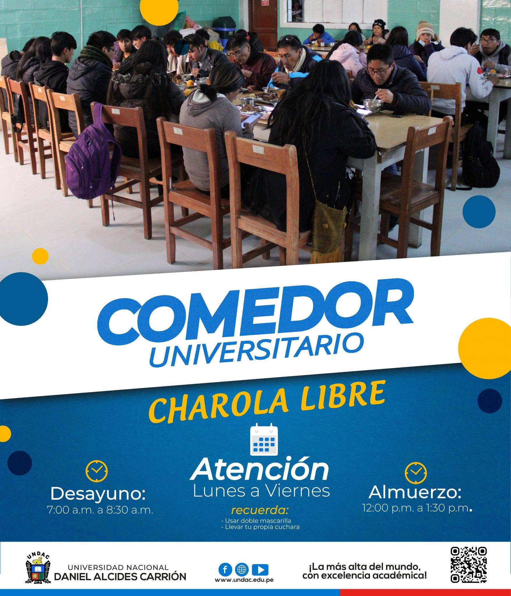 Comedor – Universidad Nacional Daniel Alcides Carrión