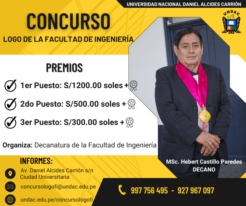 BASES CONCURSO LOGOTIPO FACULTAD DE INGENIERÍA – UNDAC – Universidad ...